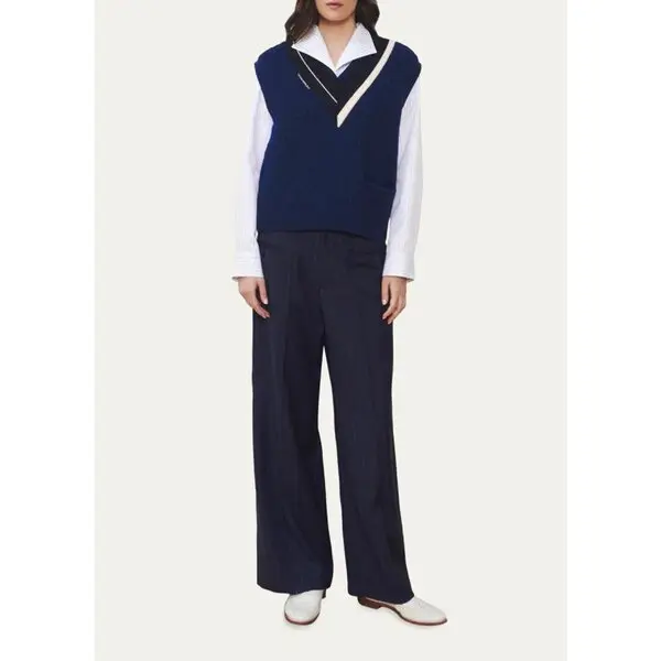 WE-AR4 The Retro Cable-knit Wool Vest
