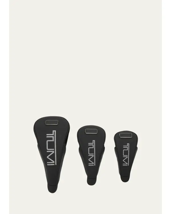 Tumi 3 Pack Golf Club Cover Set - Black