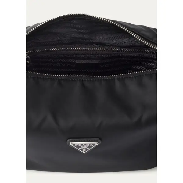 Prada Cherie Mini Re-nylon Top-handle Bag - Nero