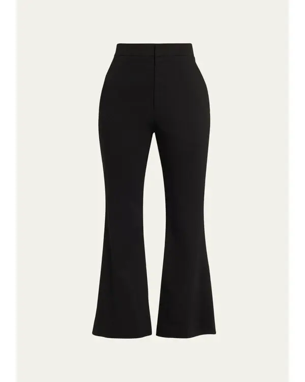 A.L.C. Sophie Cropped Kick-flare Pants - Black