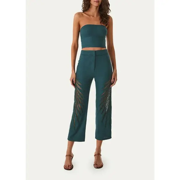 VIX PAULA HERMANNY Danna Strapless Crop Top
