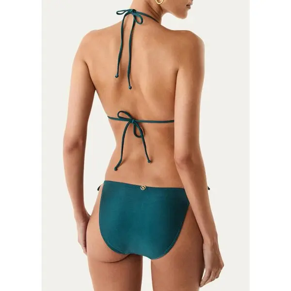 VIX PAULA HERMANNY Selma Beaded Tie-side Bikini Bottoms
