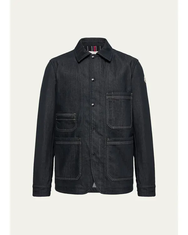 Moncler Haderu Denim Shirt Jacket