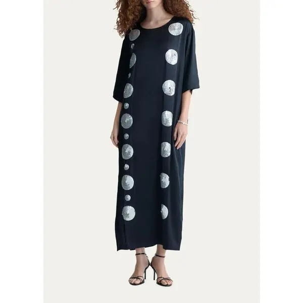 Diane Von Furstenberg Isabelle Sequin Silk Maxi Dress