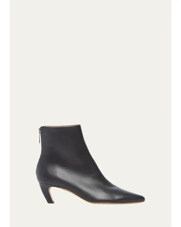 Gabriela Hearst Clayton Leather Ankle Boots