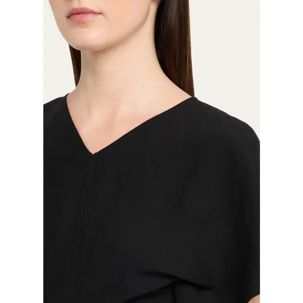 A.L.C. Leni Short-sleeve Linen-blend Mini Dress