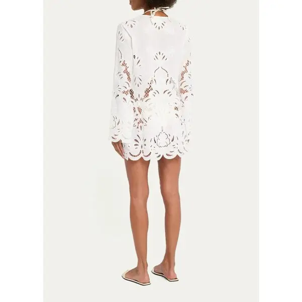 SHANI SHEMER Kelly Embroidered Kaftan Coverup