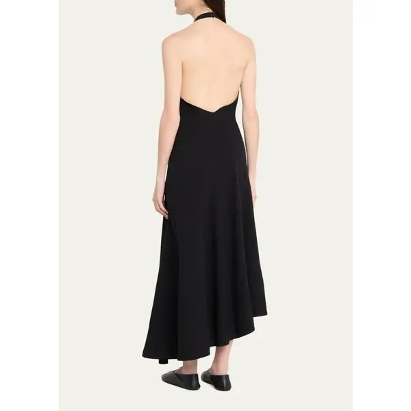 A.L.C. Celina Linen-blend Halter Dress