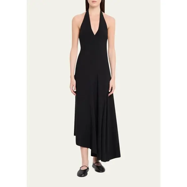 A.L.C. Celina Linen-blend Halter Dress
