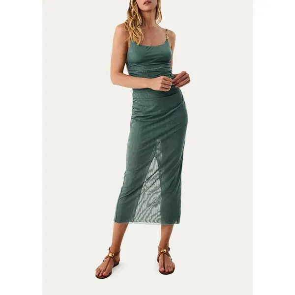 VIX PAULA HERMANNY Lorena Mesh Midi Dress