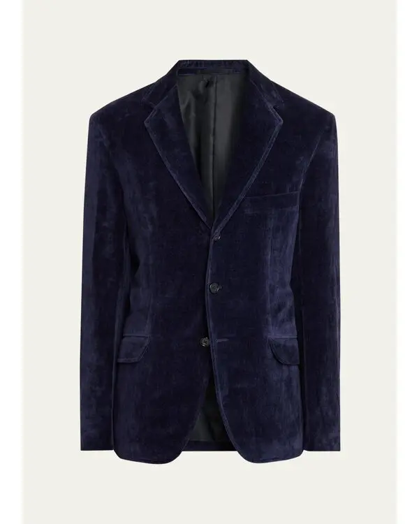 JIL SANDER Velvet Single-breasted Jacket