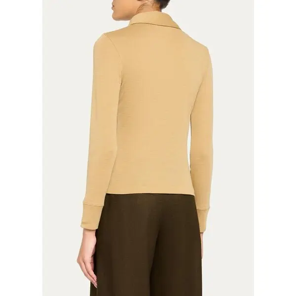 Vince Multi-button Collared Cardigan Top - Black