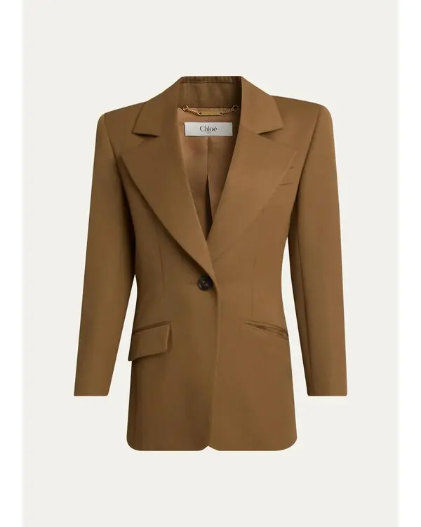 Chloé Virgin Wool Notch-lapel Jacket