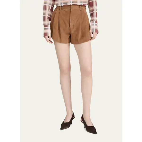FRAME The Suede Utility Shorts