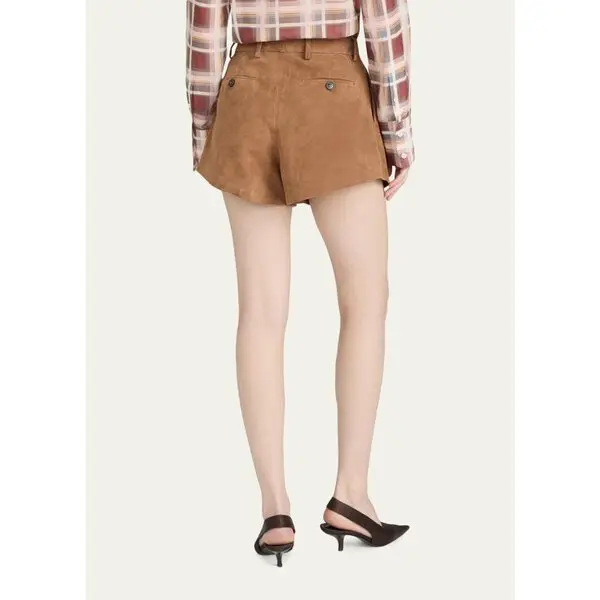 FRAME The Suede Utility Shorts
