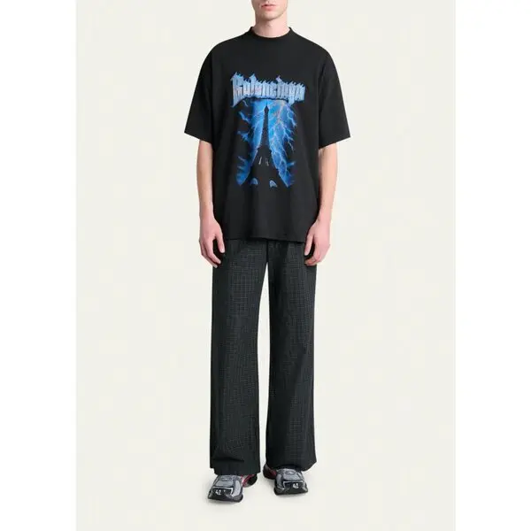 Balenciaga Paris Thunderstorm Oversized T-shirt