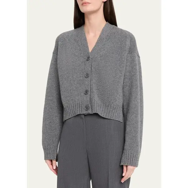 FFORME Enika Cropped Wool-cashmere Cardigan