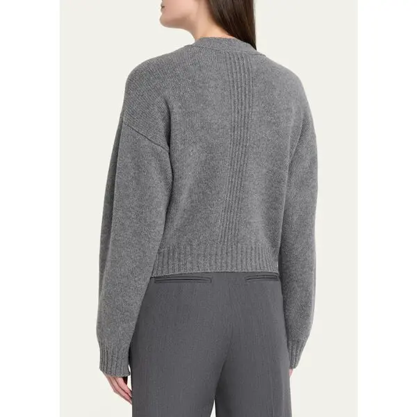FFORME Enika Cropped Wool-cashmere Cardigan