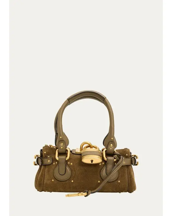 Chloé Paddington Small Suede Top-handle Bag