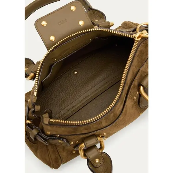 Chloé Paddington Small Suede Top-handle Bag