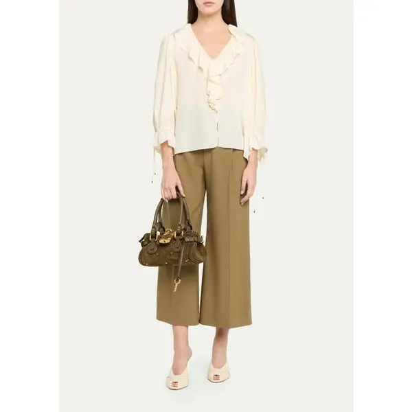Chloé Paddington Small Suede Top-handle Bag