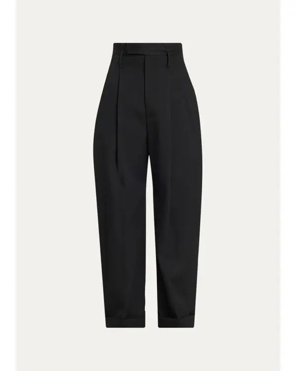 PUBLIC SCHOOL NEW YORK Waverly Tapered-leg Pleated Pants