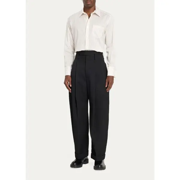 PUBLIC SCHOOL NEW YORK Waverly Tapered-leg Pleated Pants