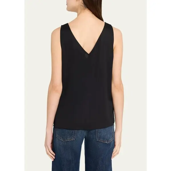 Kobi Halperin Sailor Sleeveless V-neck Blouse