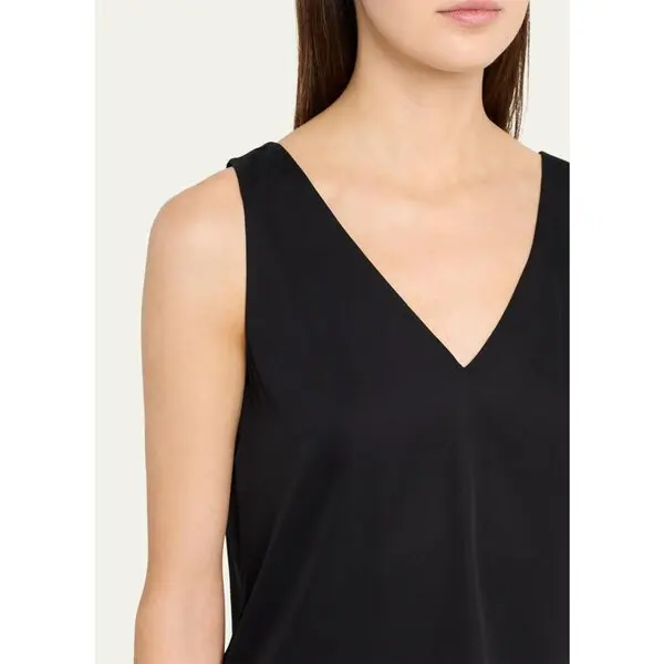 Kobi Halperin Sailor Sleeveless V-neck Blouse