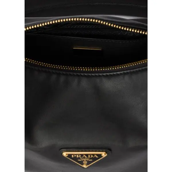 Prada Explore Leather Crossbody Bag - Black