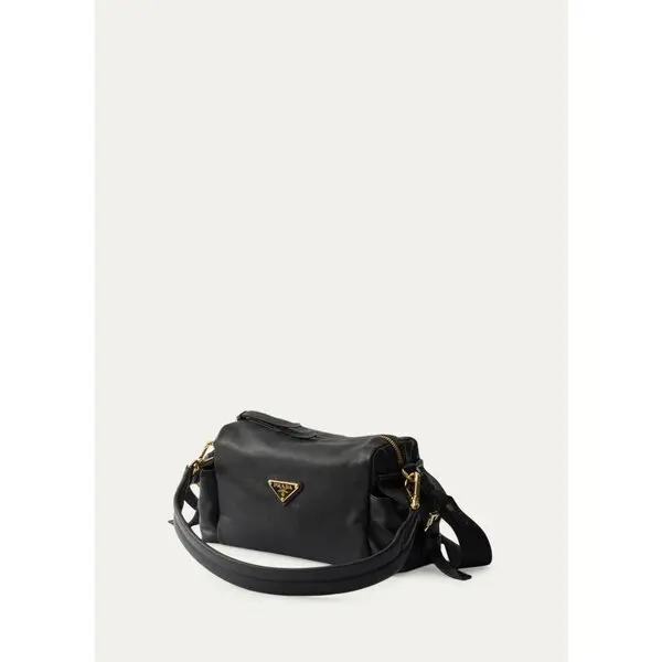 Prada Explore Leather Crossbody Bag - Black