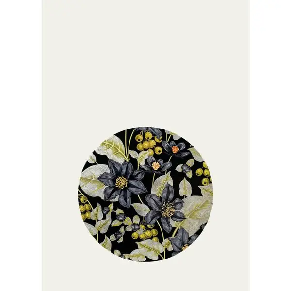 NOMI K Midnight Botanica Lacquered Placemat