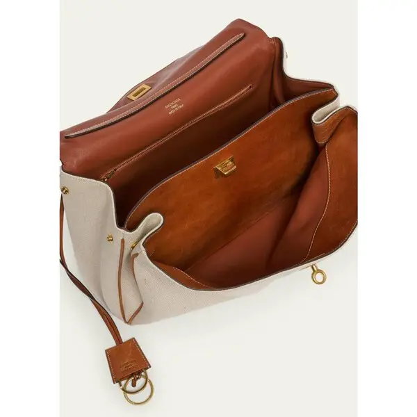 Balenciaga Rodeo Medium Canvas Top-handle Bag
