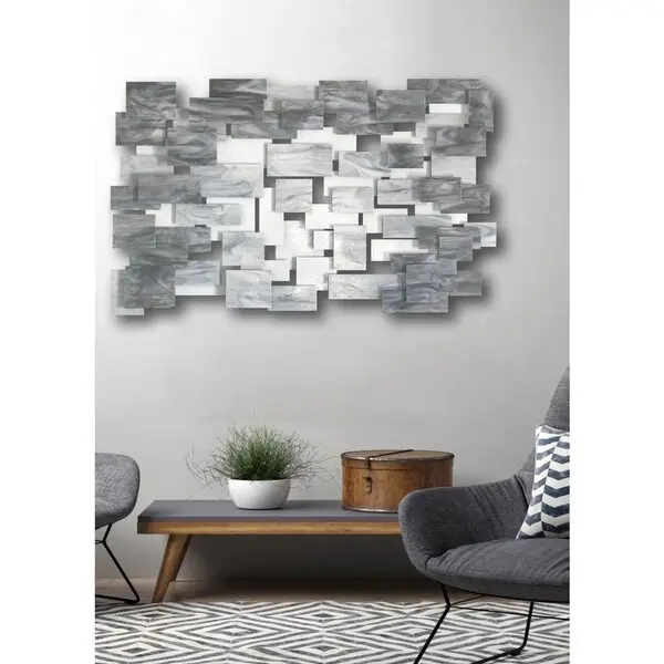 KARO STUDIOS Glass And Metal Wall Sculpture