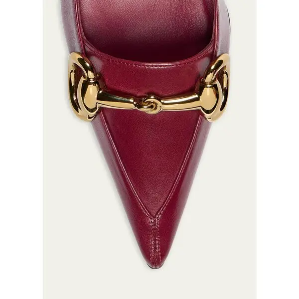 Gucci 75mm Boulevard Leather Pumps