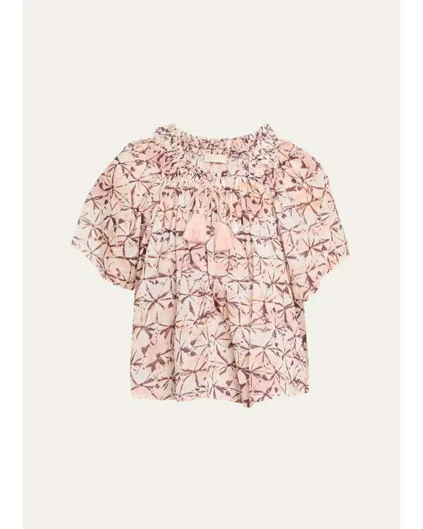 Ulla Johnson Alon Coverup Top - Amethyst