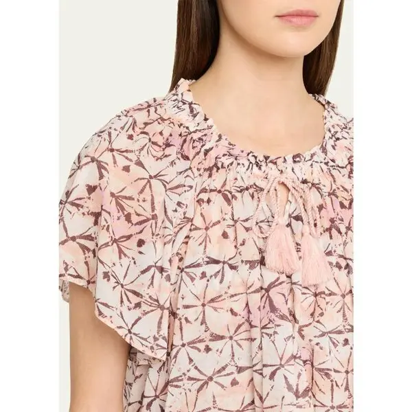 Ulla Johnson Alon Coverup Top - Amethyst