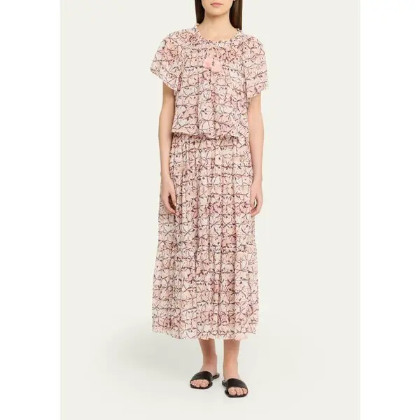 Ulla Johnson Alon Coverup Top - Amethyst