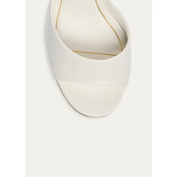 Gucci 75mm Castello Leather Mules - Black