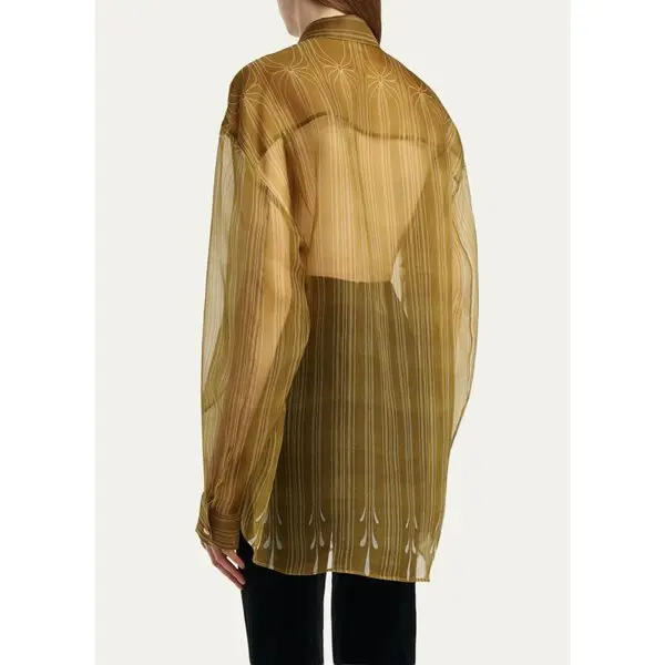 Khaite Goya Silk Organza Shirt