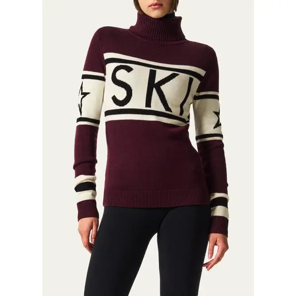 Perfect Moment Schild Ski Intarsia Turtleneck Sweater