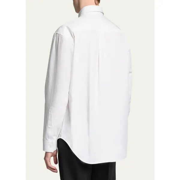 Balenciaga Cotton Poplin Point-collar Sport Shirt