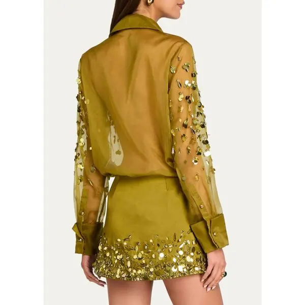 Retrofete Quilly Embroidered Blouse