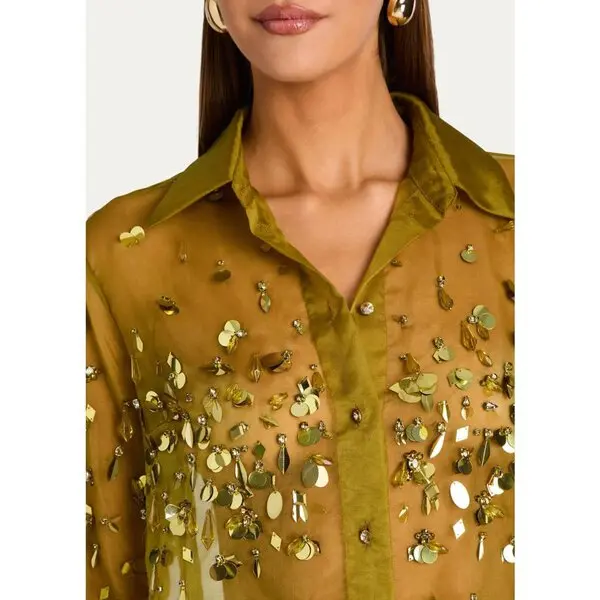 Retrofete Quilly Embroidered Blouse
