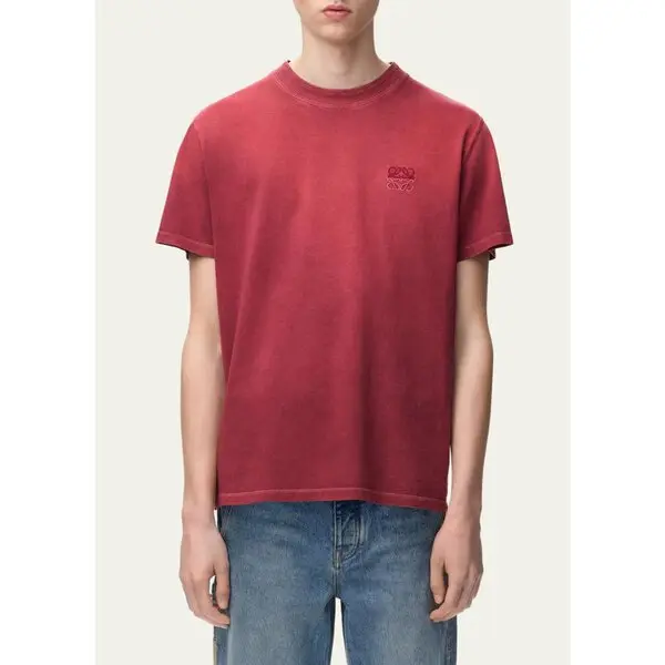 Loewe Faded Degrade-anagram Crewneck T-shirt