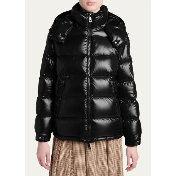 Moncler Maire Hooded Short Down Jacket