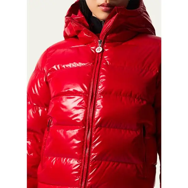 Perfect Moment Polar Flare Down Ski Jacket - Red