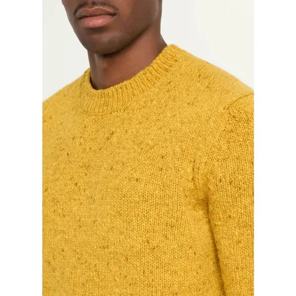 Iris Von Arnim Melange Wool & Cashmere Crewneck Sweater - Red