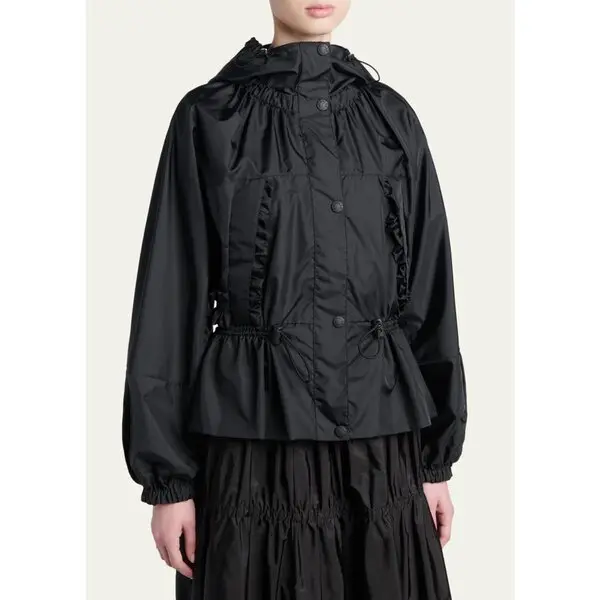 Moncler Imaginaire Canvas Short Parka