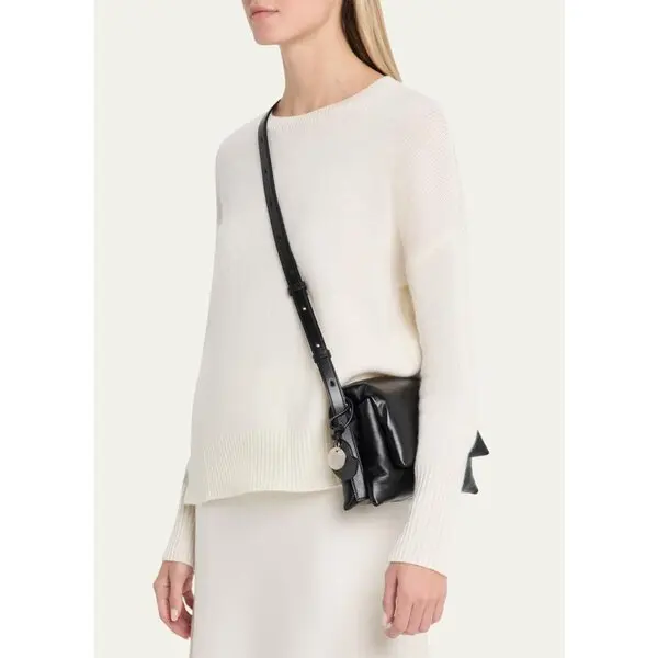 Moncler Small Leather Envelope Crossbody Bag
